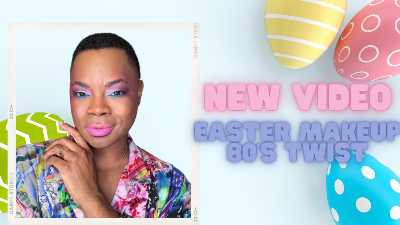 80'S BOLD AND BRIGHT EASTER MAKEUP TUTORIAL - YouTube
