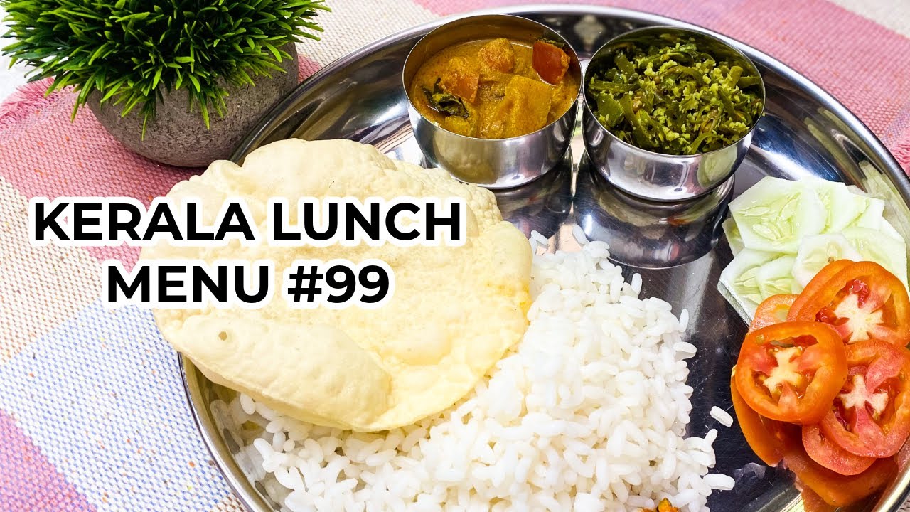 Nadan oonu| Kerala lunch menu lunch recipes| Daily lunch recipes| easy ...