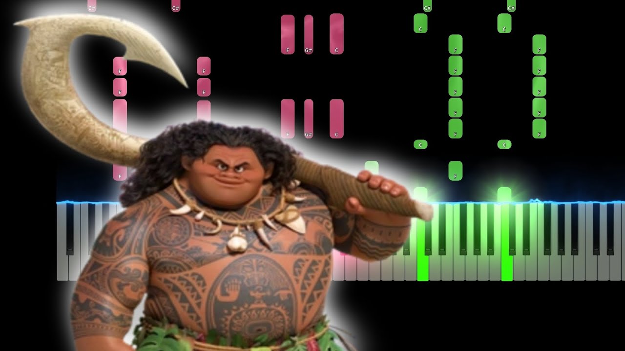 Can I Get a Chee Hoo - Moana 2 (Piano Tutorial) - YouTube