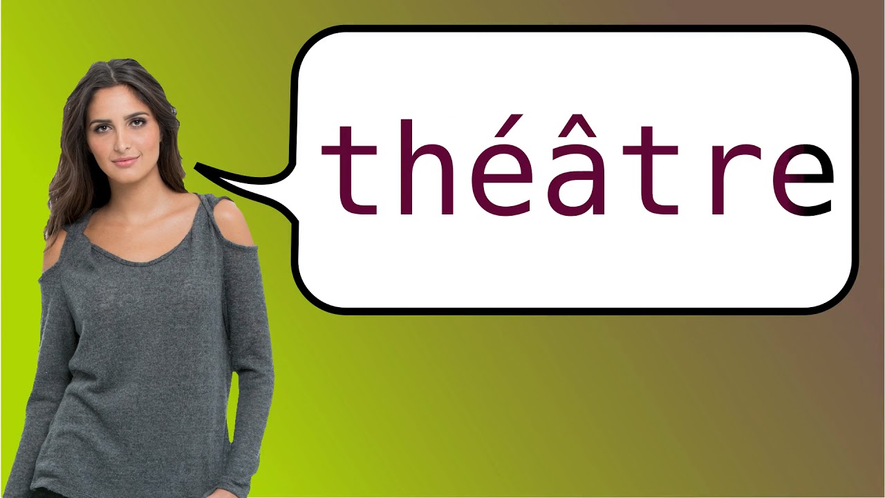 How to say 'scene' in French? - YouTube