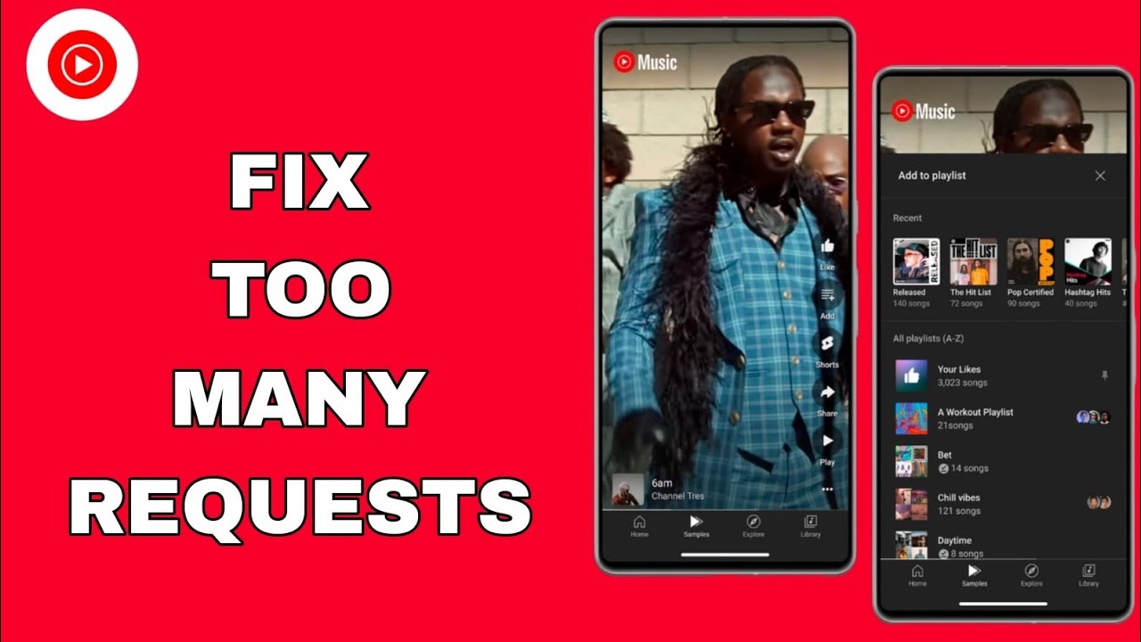 How To Fix And Solve Too Many Requests On YouTube Music App | Easy Fix ...