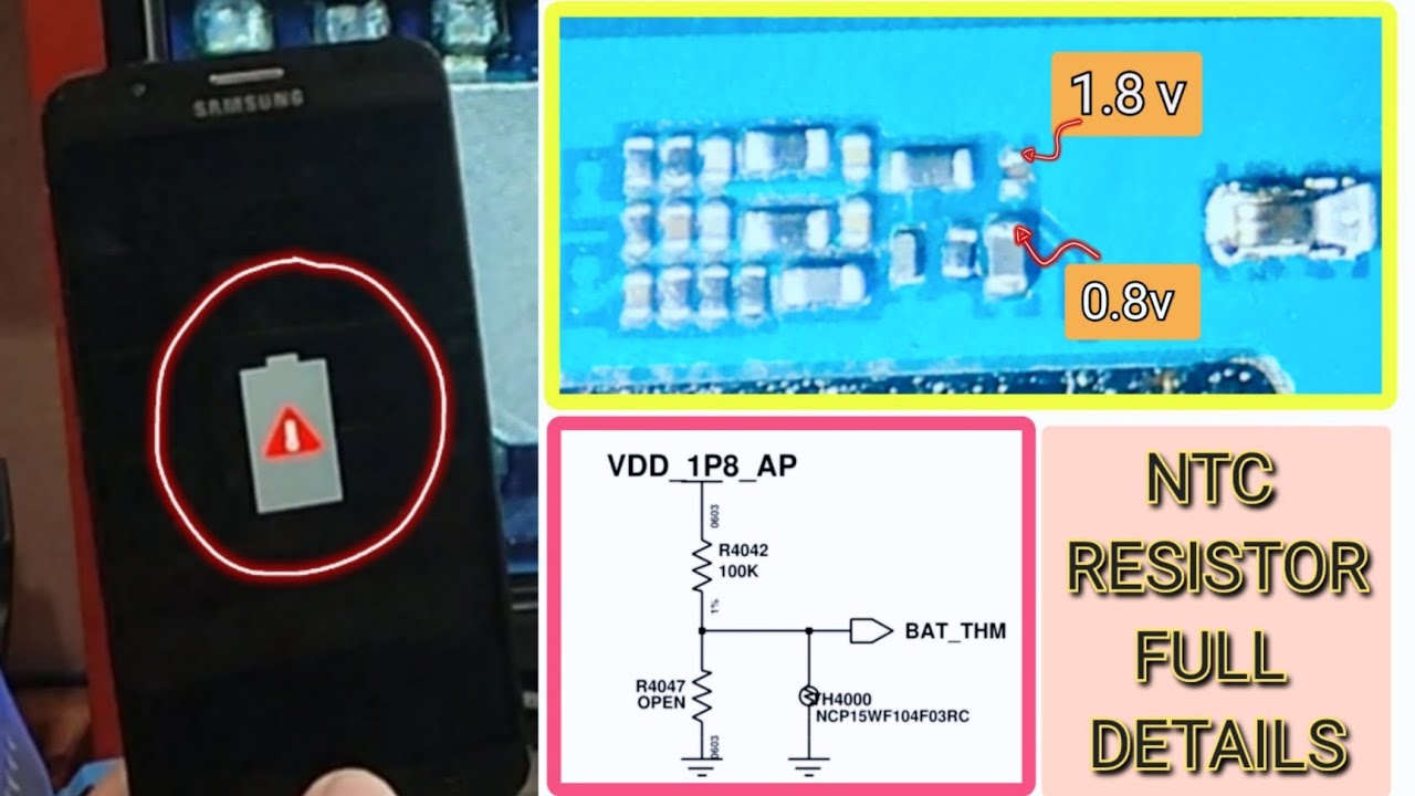 temperature is too high 100% solution ||charging stopped solution || NTC Resistor full explain ...