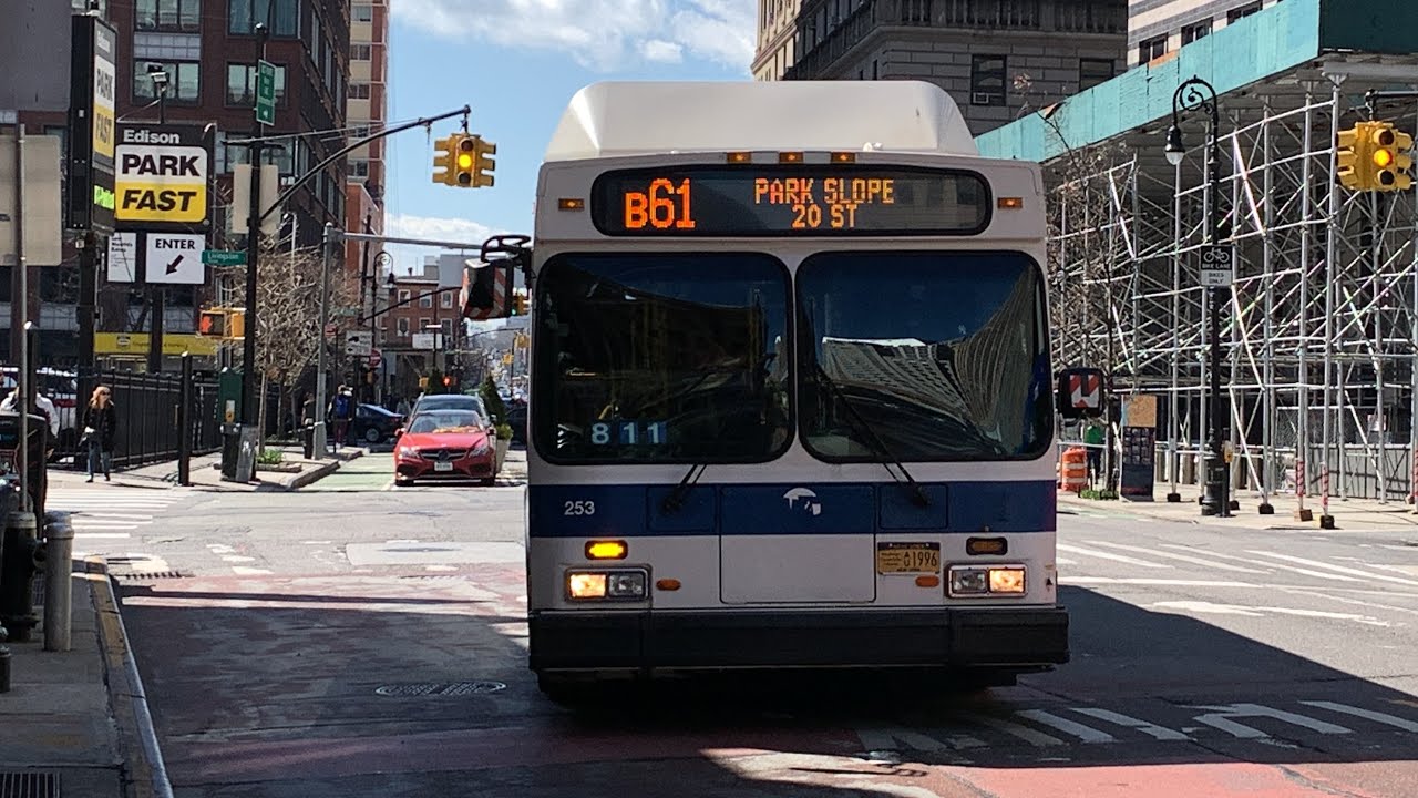 MTA New York City Bus | 2011 New Flyer C40LF #253 Full ride on the B61 ...