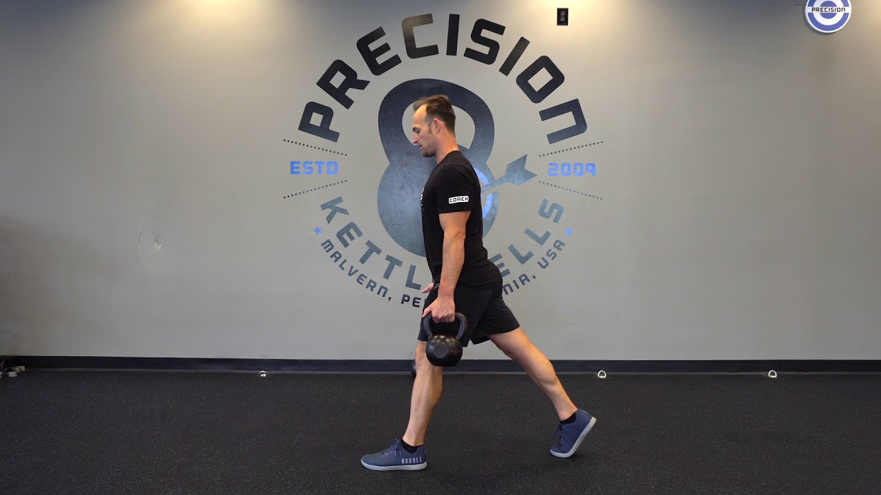 1 Arm Kettlebell Split Squat - YouTube