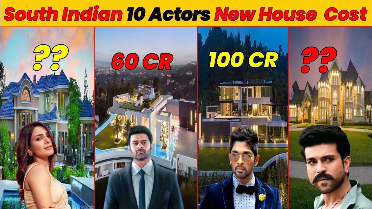 Top 10 Most Expensive House of South Indian actors and actress l # ...