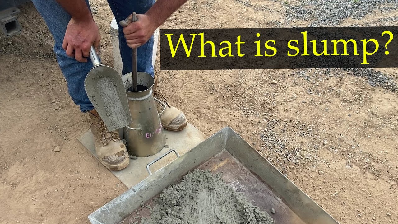 What is concrete slump? - YouTube