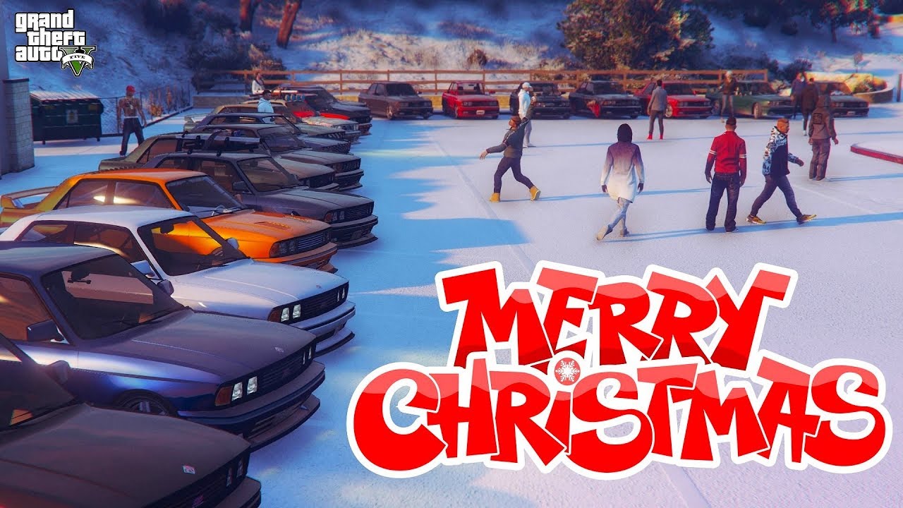 RALLY BY CAR - GATHERING ON GRAND THEFT AUTO 5 MERRY CHRISTMAS BFCC (HD ...