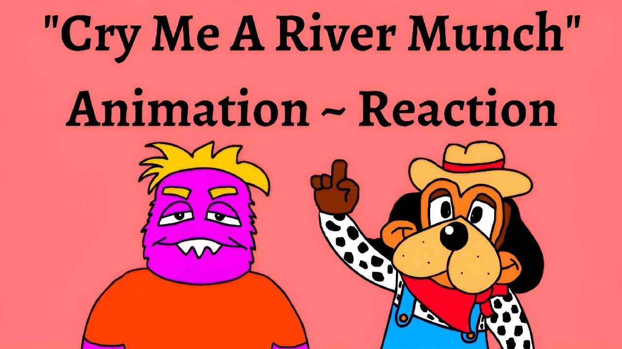 Kiersten Seethaler Reacts To The "Cry Me A River Munch" Animation - YouTube