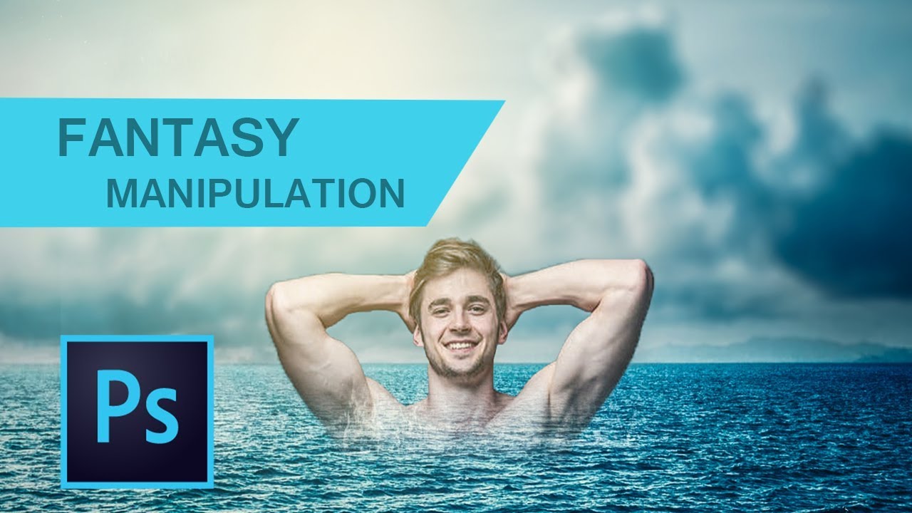 MAN UNDER-WATER MANIPULATION : Photoshop Manipulation Tutorial | Like ...