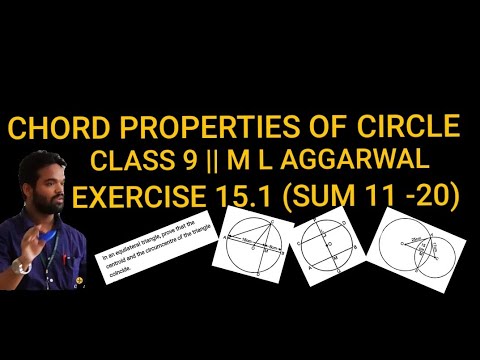 circle class 9 || chord properties of circle || m l aggarwal ...
