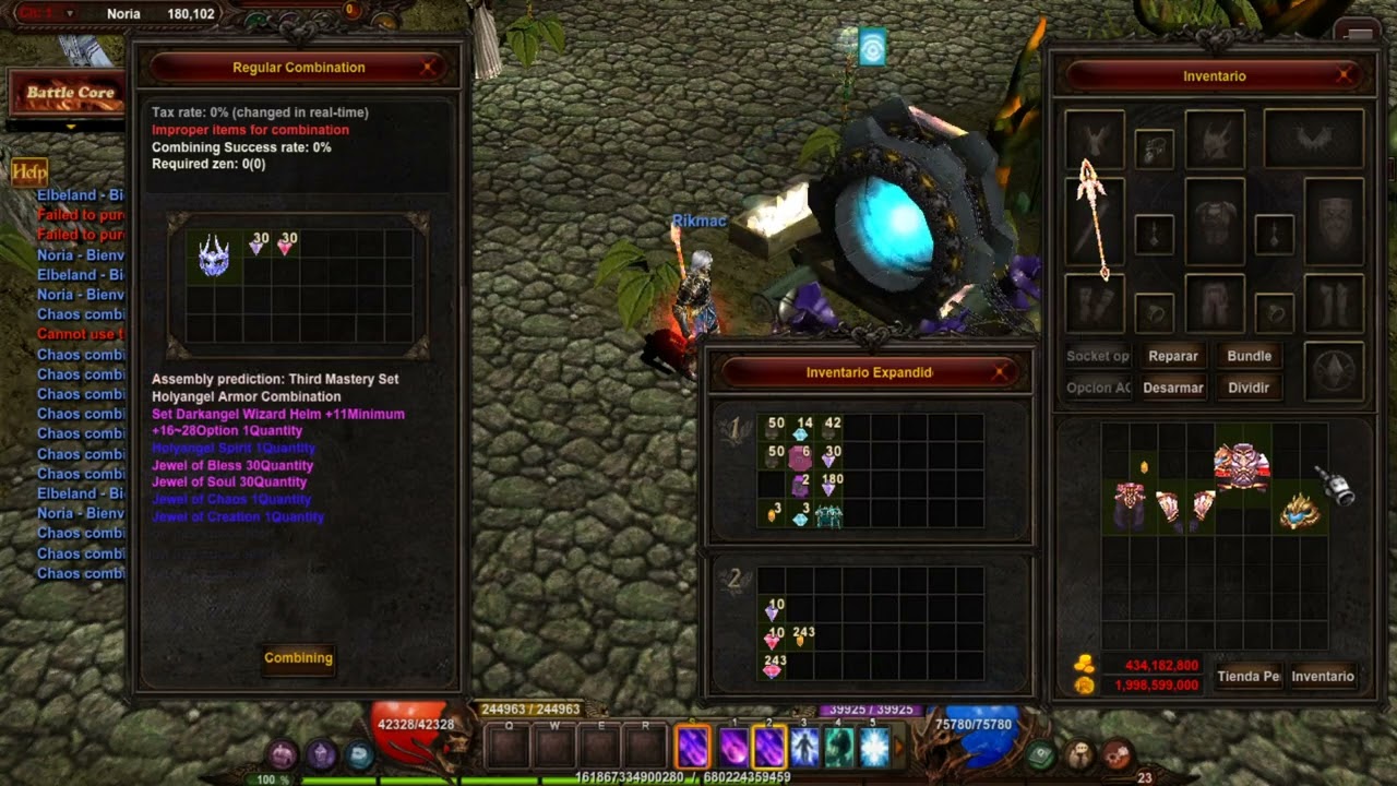 Como evolucionar set Dark Angel a Holy Angel en Nexus Mu season 17 ...