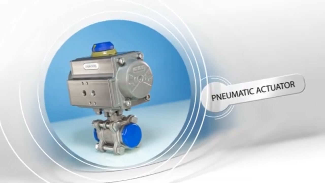 Pneumatic actuators, solenoid valve, limit switches and air filters ...