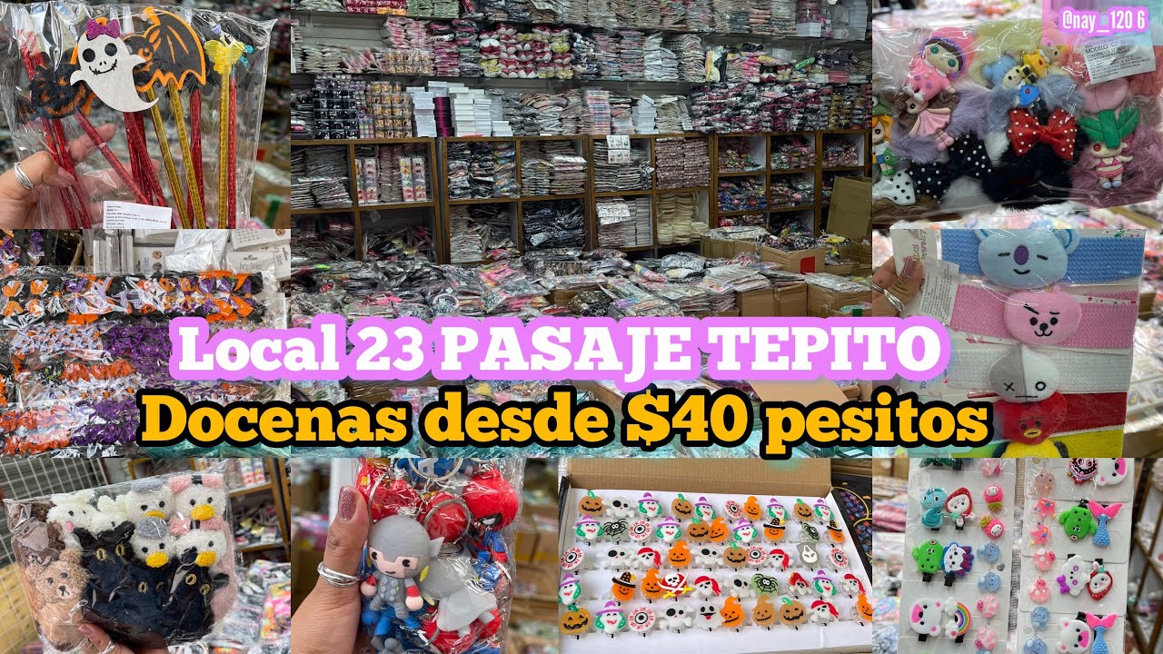 😱”Local 23” | Desde $40 pesos la docena de mercancía | Pasaje Metro ...