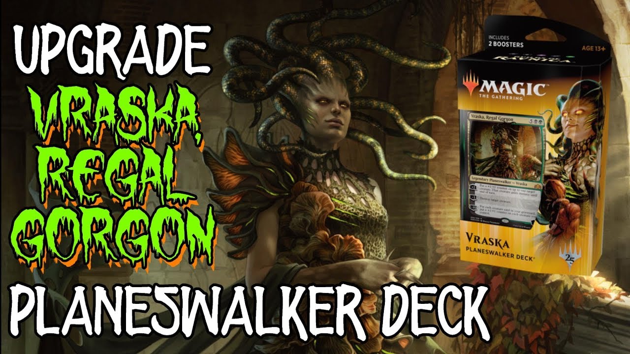 How to Upgrade the Vraska, Regal Gorgon Planeswalker Deck - YouTube