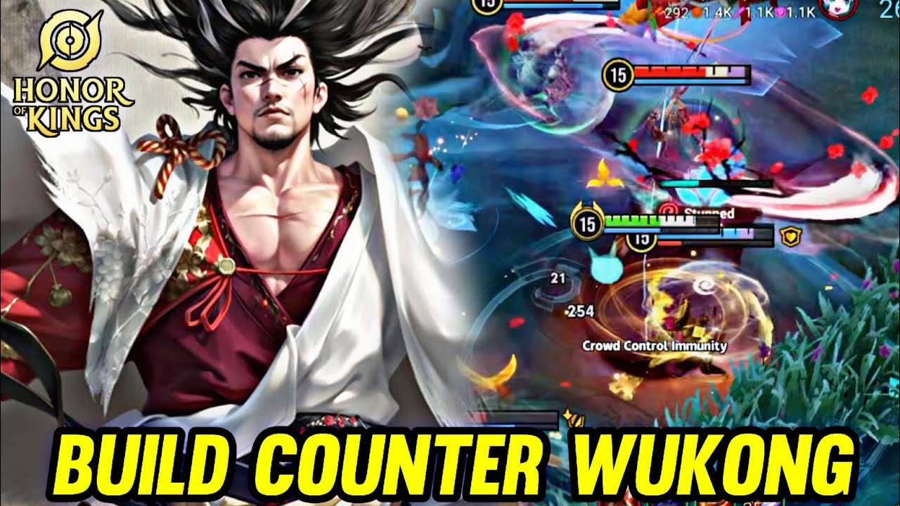 HOK : MUSASHI GAMEPLAY | BUILD TANK COUNTER WUKONG - HONOR OF KINGS ...