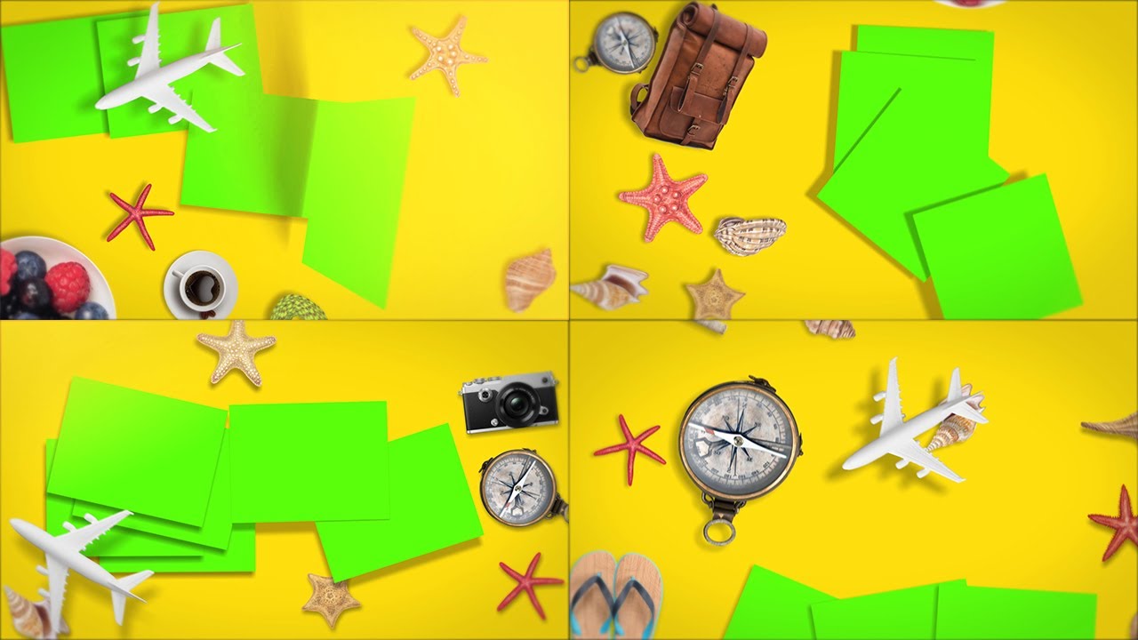 Summer Travel Green Screen photo slideshow | Green Screen Motion | OMER ...