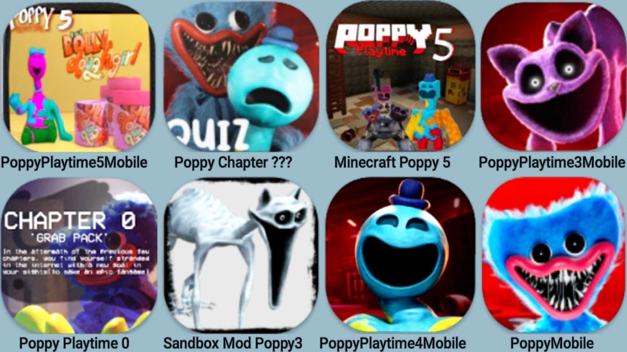 Poppy Playtime 5 Steam Vs Poppy 5 Mobile, Poppy Playtime 0 Mobile ...