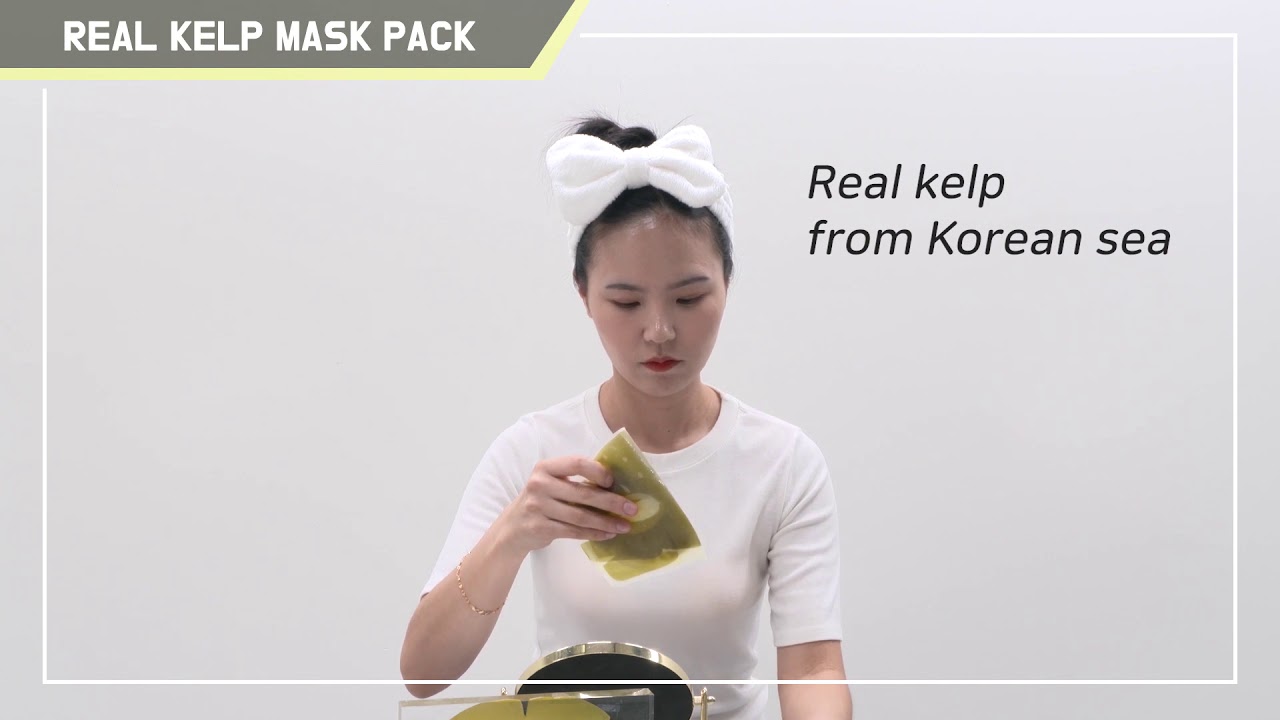 Real Kelp Mask Pack - YouTube