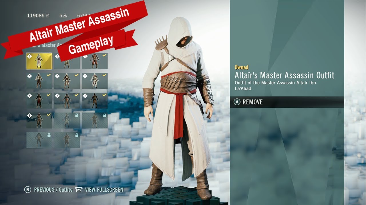 Assassin's Creed: Unity | Altair Master Assassin Gameplay - YouTube