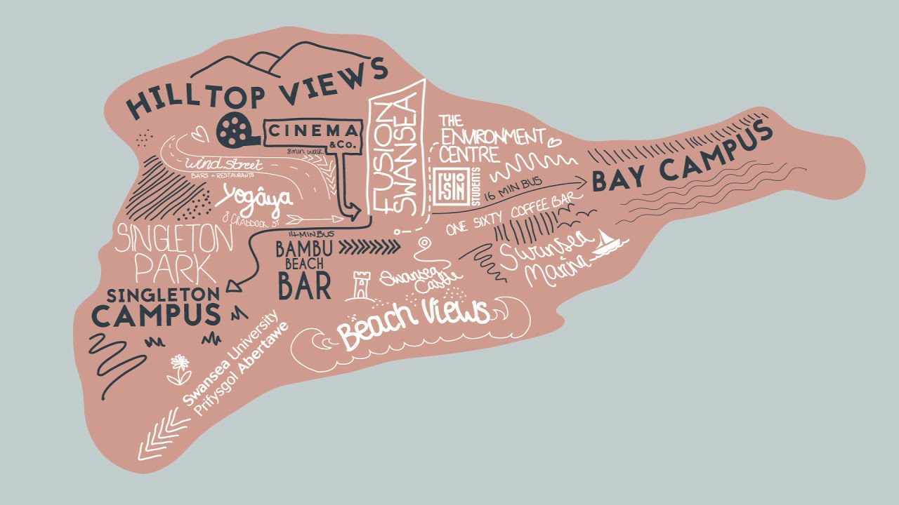 Swansea University Map