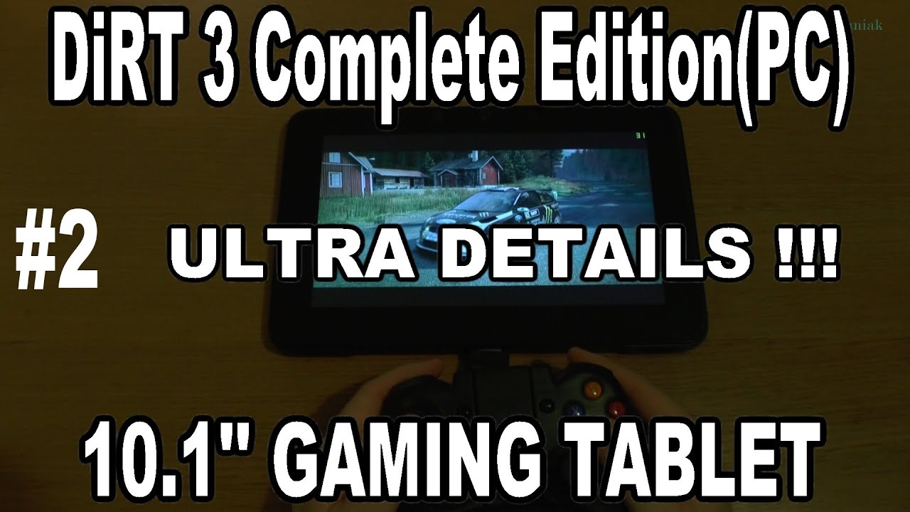2# DiRT 3 (PC) test on 10.1'' gaming tablet - Razer Edge Pro 1TB SSD ...