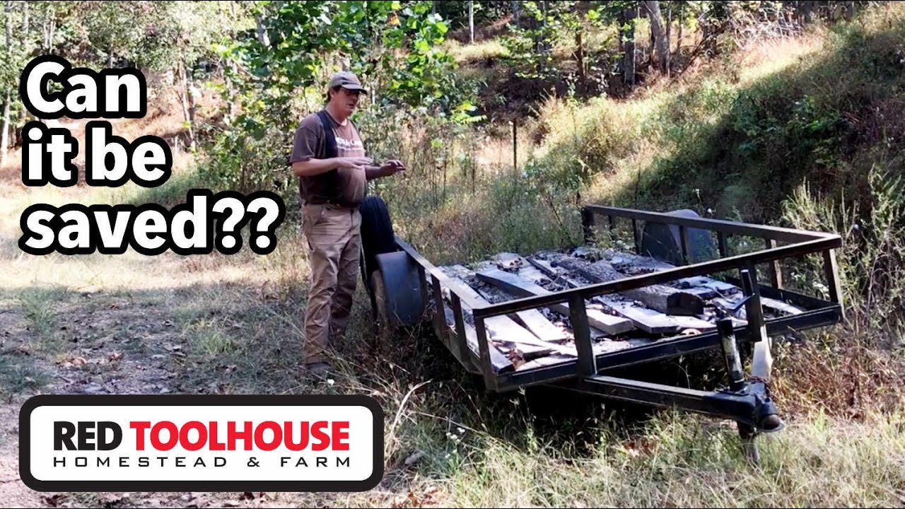 Can our old utility trailer be saved? - YouTube