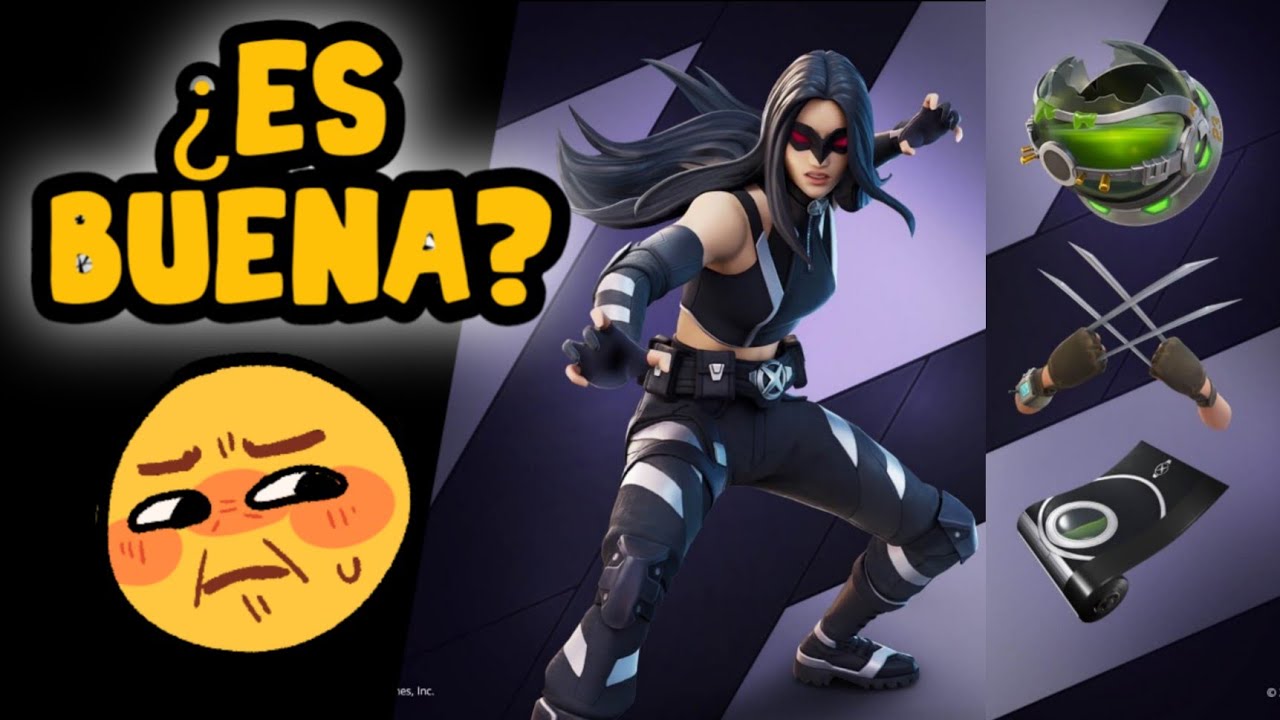 ¿VALE la PENA COMPRAR la SKIN de X-23 en FORTNITE? Gameplay y Review ...