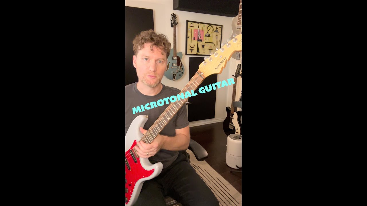 Microtonal Guitar Demonstration and Piece - YouTube