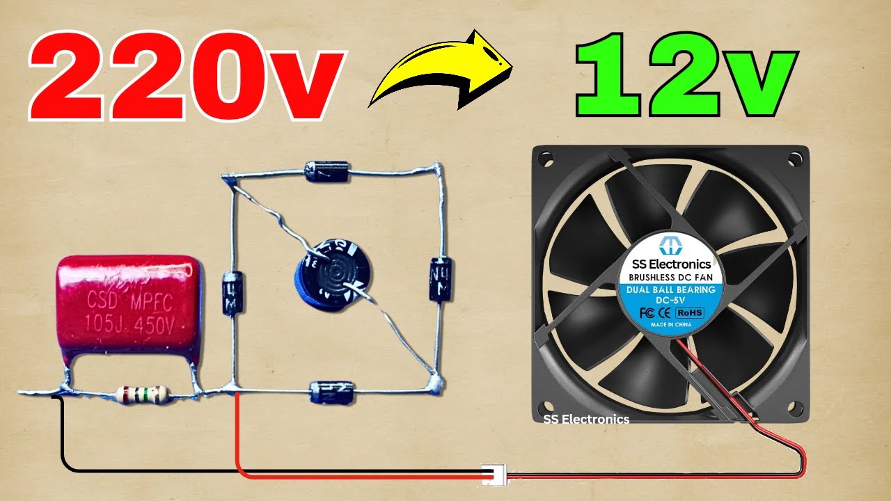 220v to 12v Dc Power Supply | Ac to Dc Converter | 220v To 12v ...