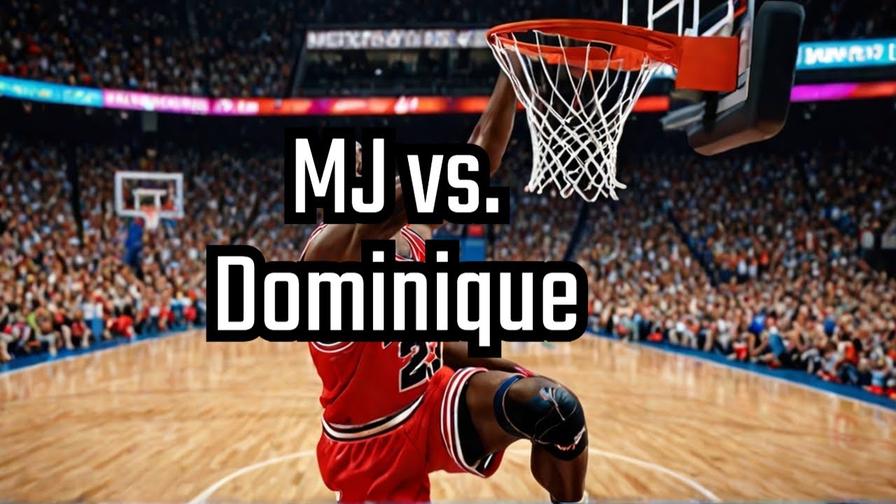 NBA 2K25 MJ spins and dunks on Dominique Wilkins #nba2k #michaeljordan ...