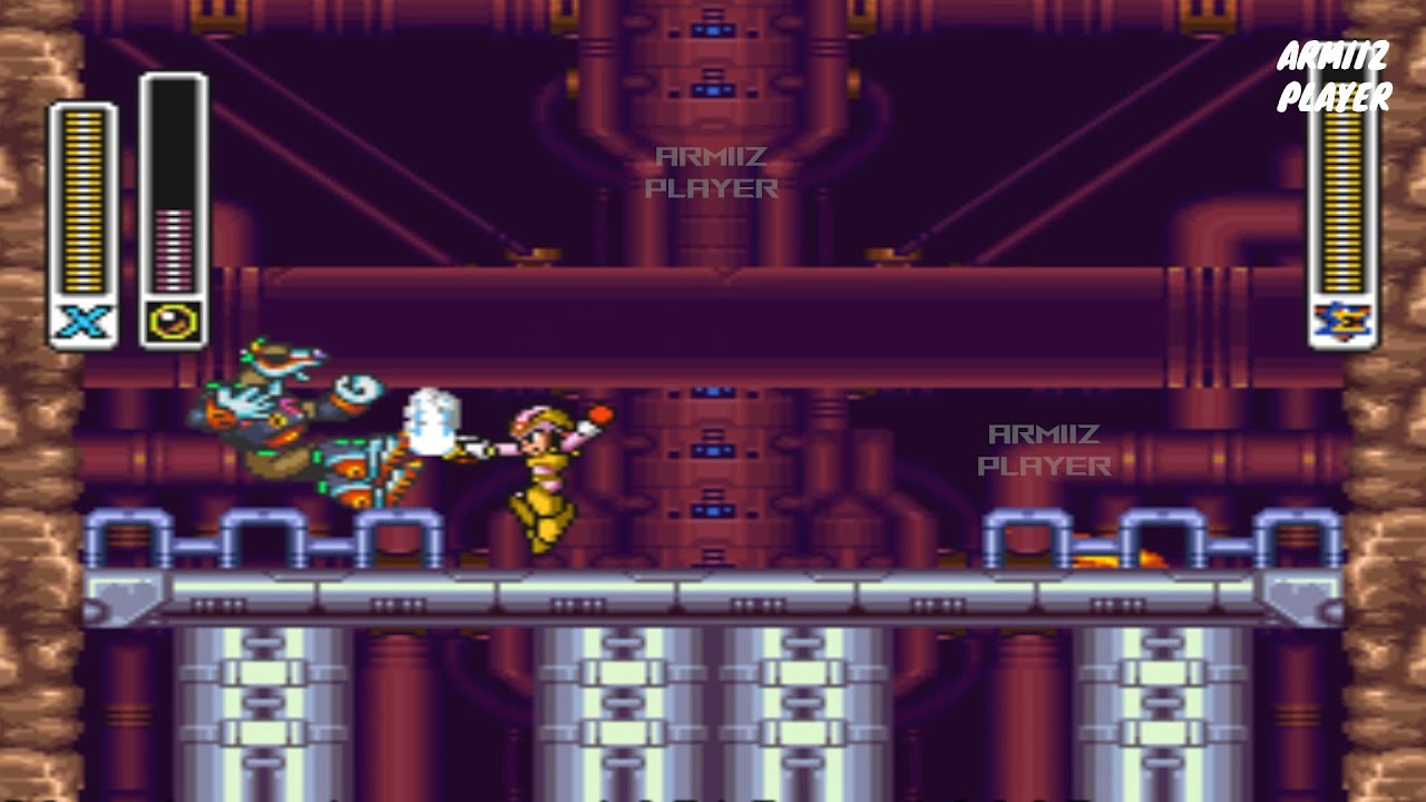 Megaman X2 Story A Part 5 - Volcanic Zone (Flame Stag) - YouTube