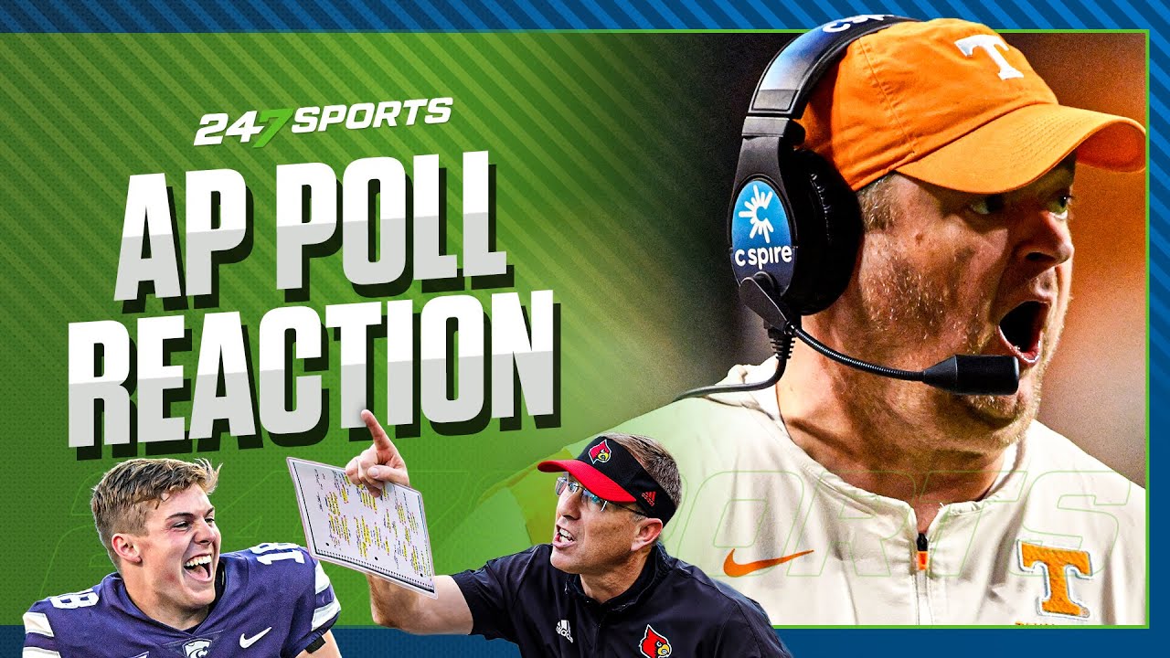College Football Week 10 AP Poll — Tennessee up to No. 2, Kansas State ...