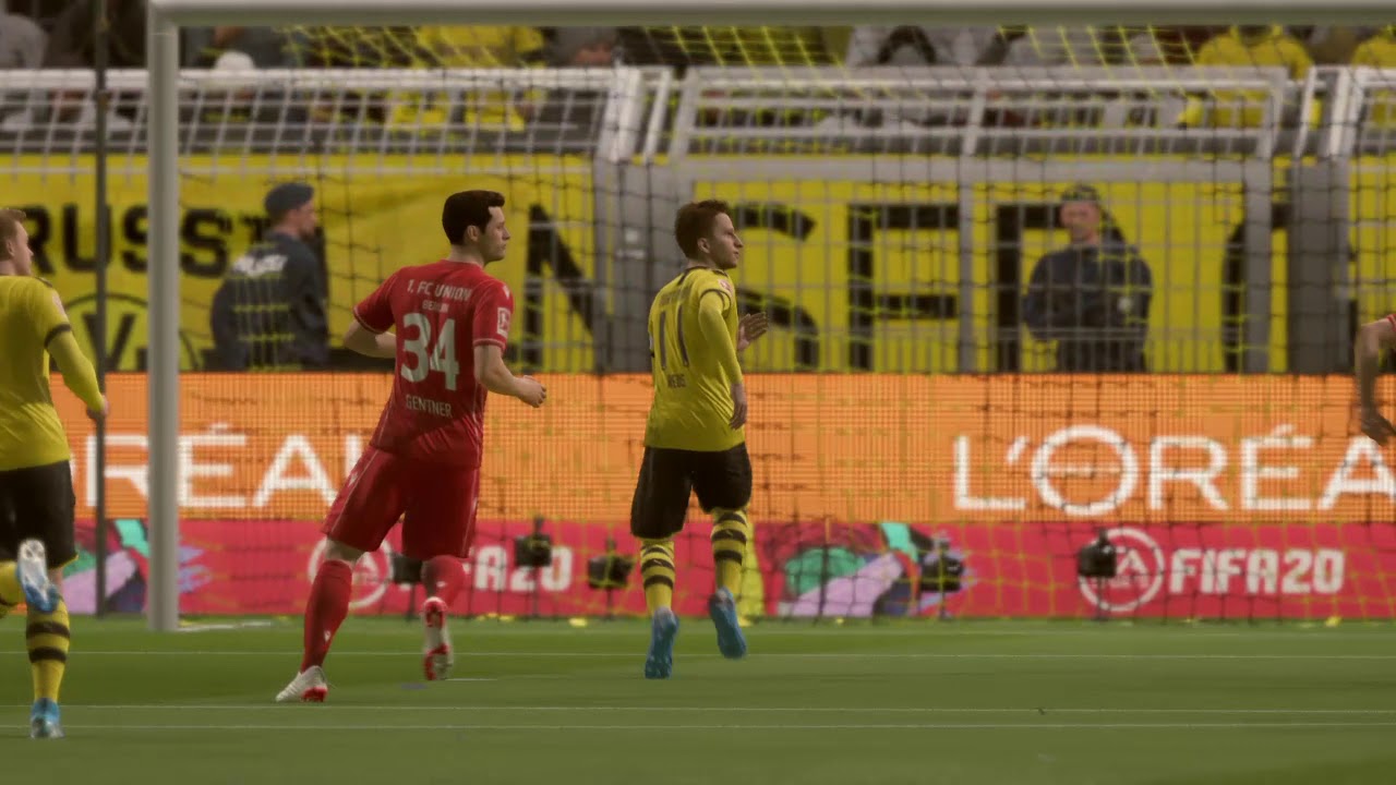 FIFA 20_reus header - YouTube