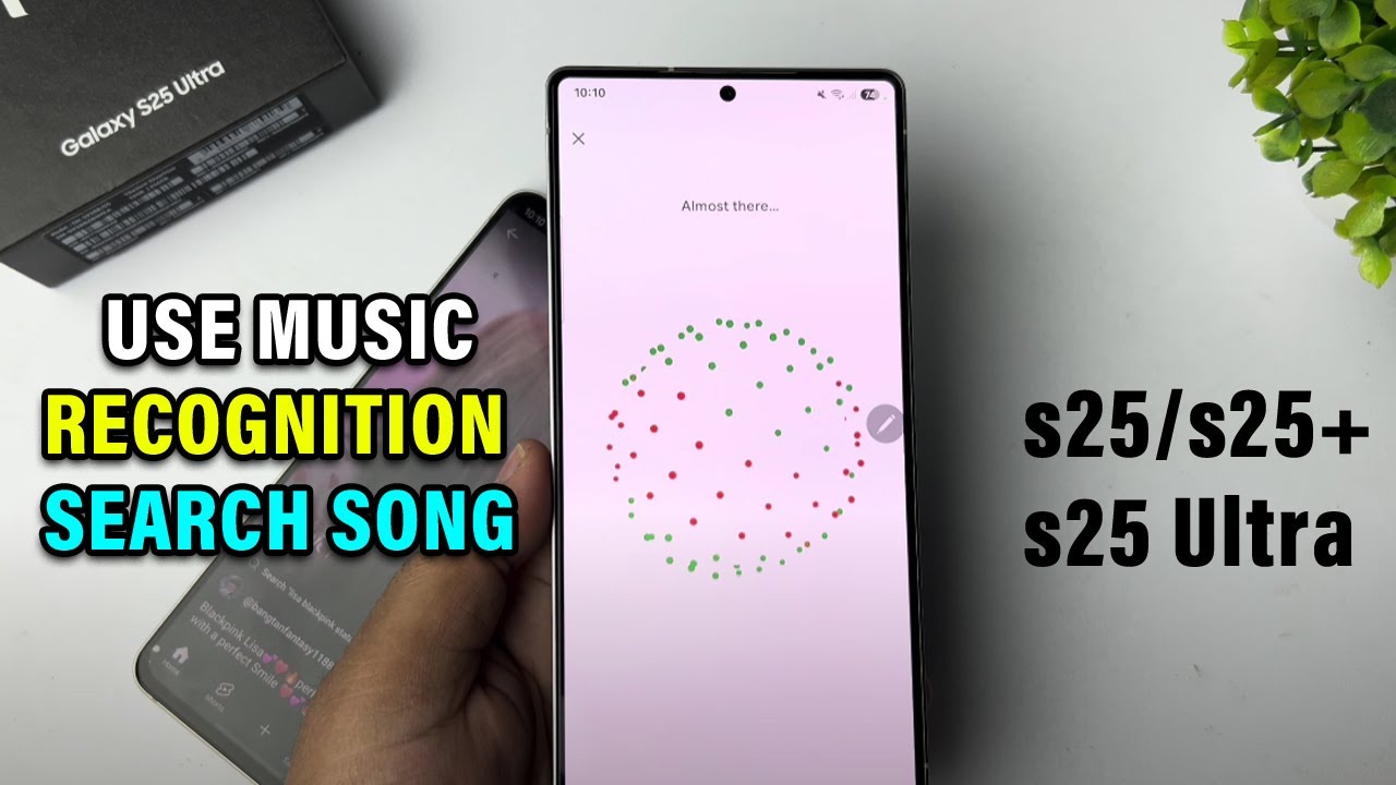 How to Use Music Recognition (Search Song) on Galaxy S25/ S25 Ultra ...