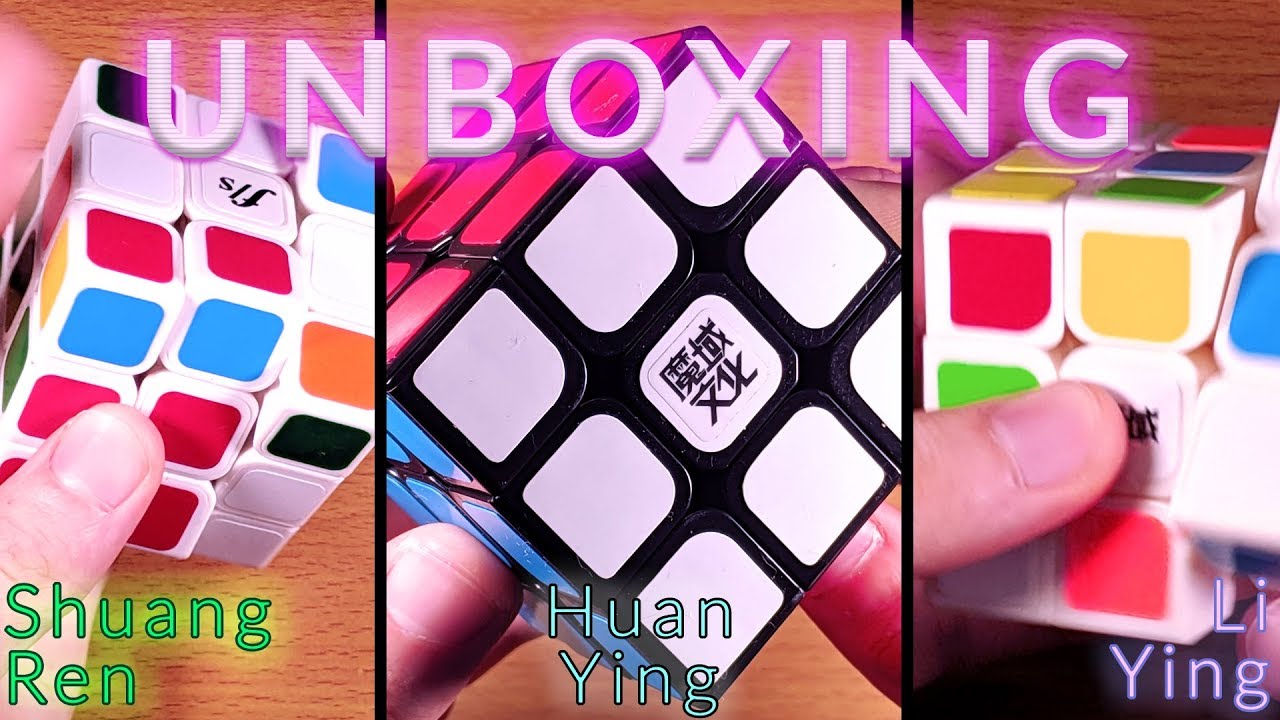 Unboxing 3 Old(-ish) Speedcubes! (FangShi ShuangRen, Moyu HuanYing ...