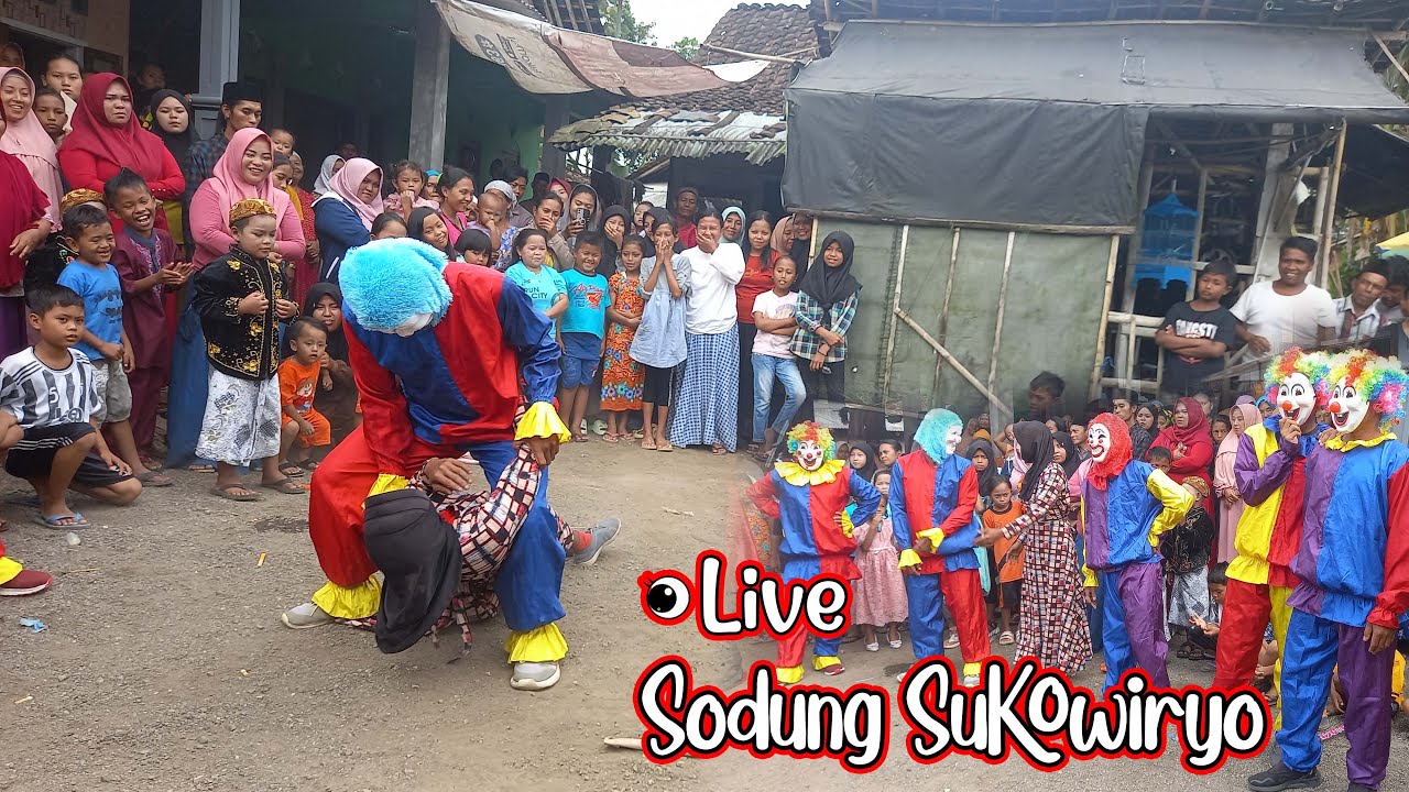 BADUT LUCU MAONG REMAJA TAMPIL DI SODUNG SUKOWIRYO | Funny Clown ...