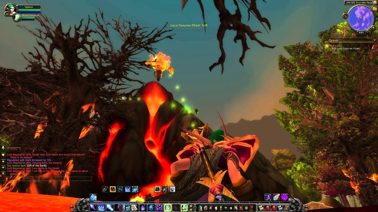 World of Warcraft Quest Guide - Hot Lava - ID: 13880 - YouTube