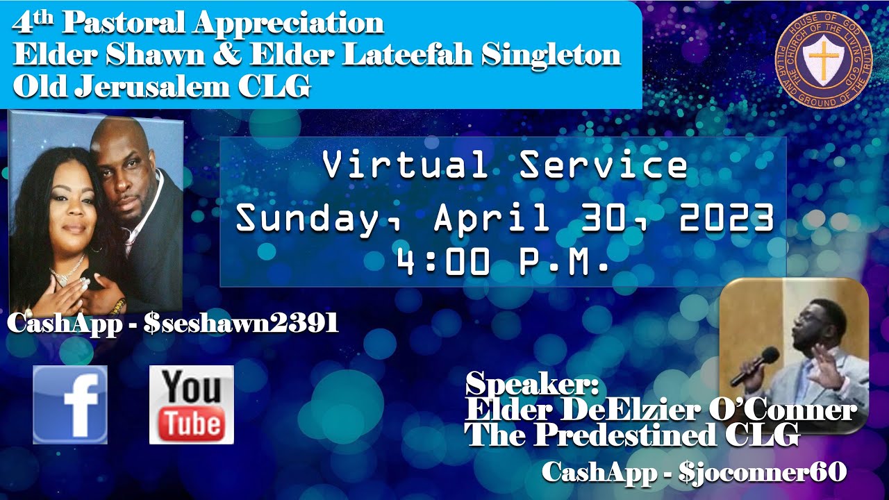 4th Pastoral Appreciation Service for Elder Shawn Singleton 2023 edited ...