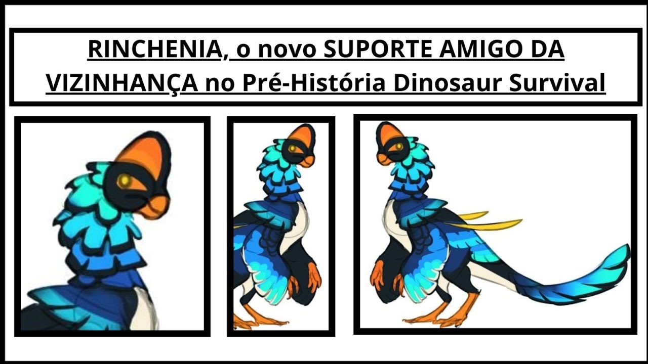 RINCHENIA ESTÁ POR VIR!!! NOVO DINO SUPORTE no Pré-Historia Dinosaur ...