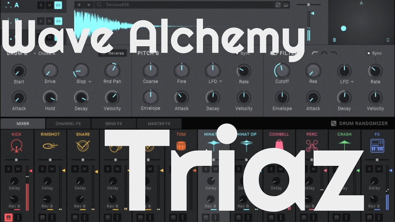 Triaz Drum Machine by Wave Alchemy (No Talking) - YouTube