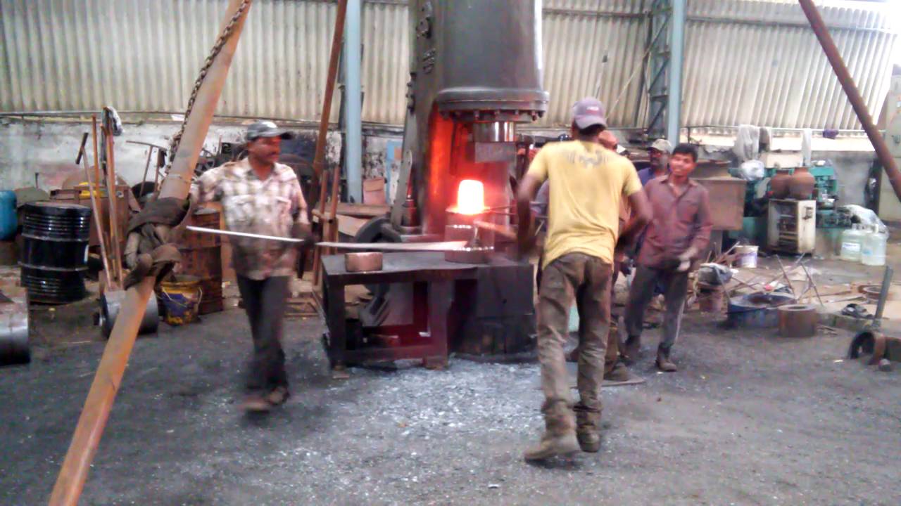Forging for drilling bit - YouTube