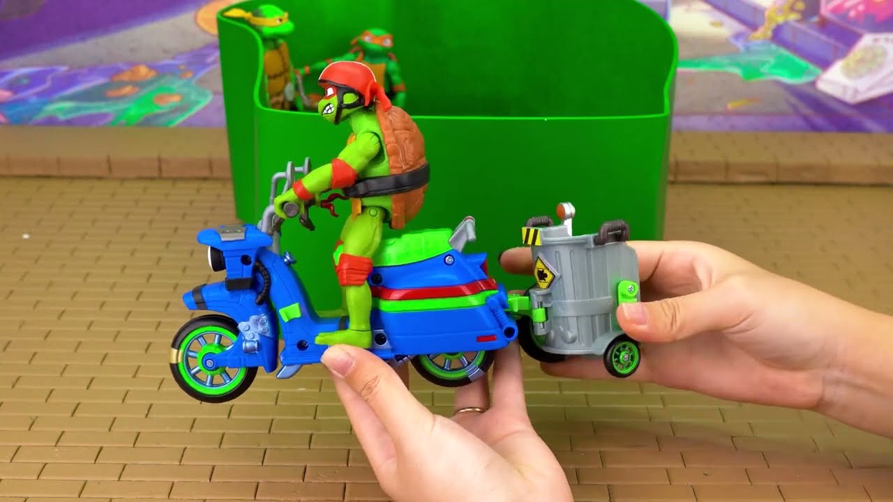 Teenage Mutant Ninja Turtles Unboxing ASMR | Raphael Mikey Collection ...