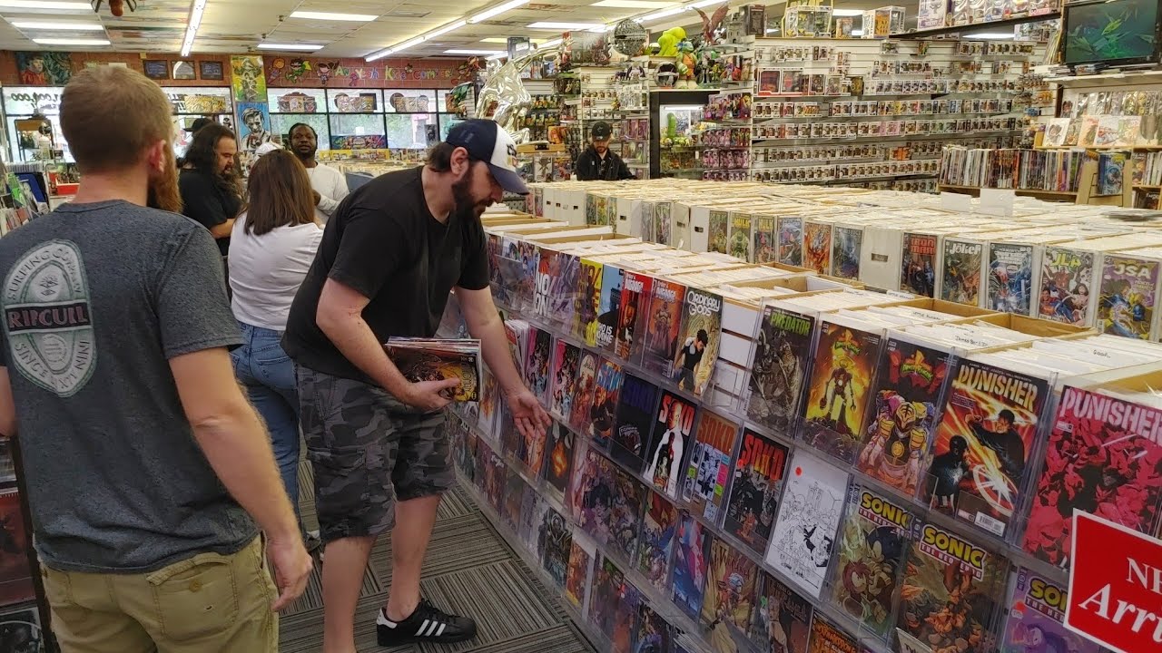 New Comic Book Day LIVE at The Local Comic Shop! - YouTube
