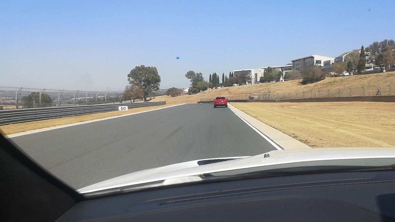 Trackhawk around South African racetrack!! - YouTube