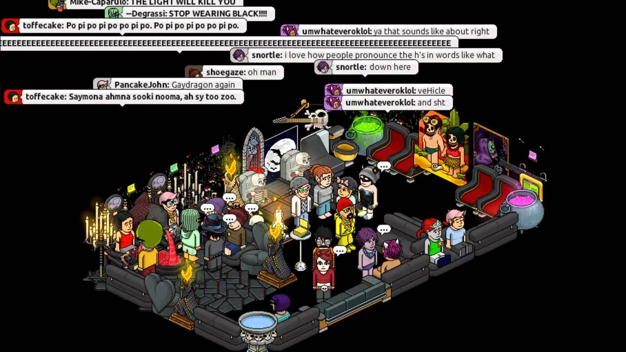 Habbo: EMO Y U NO COLOURFUL!?! - YouTube