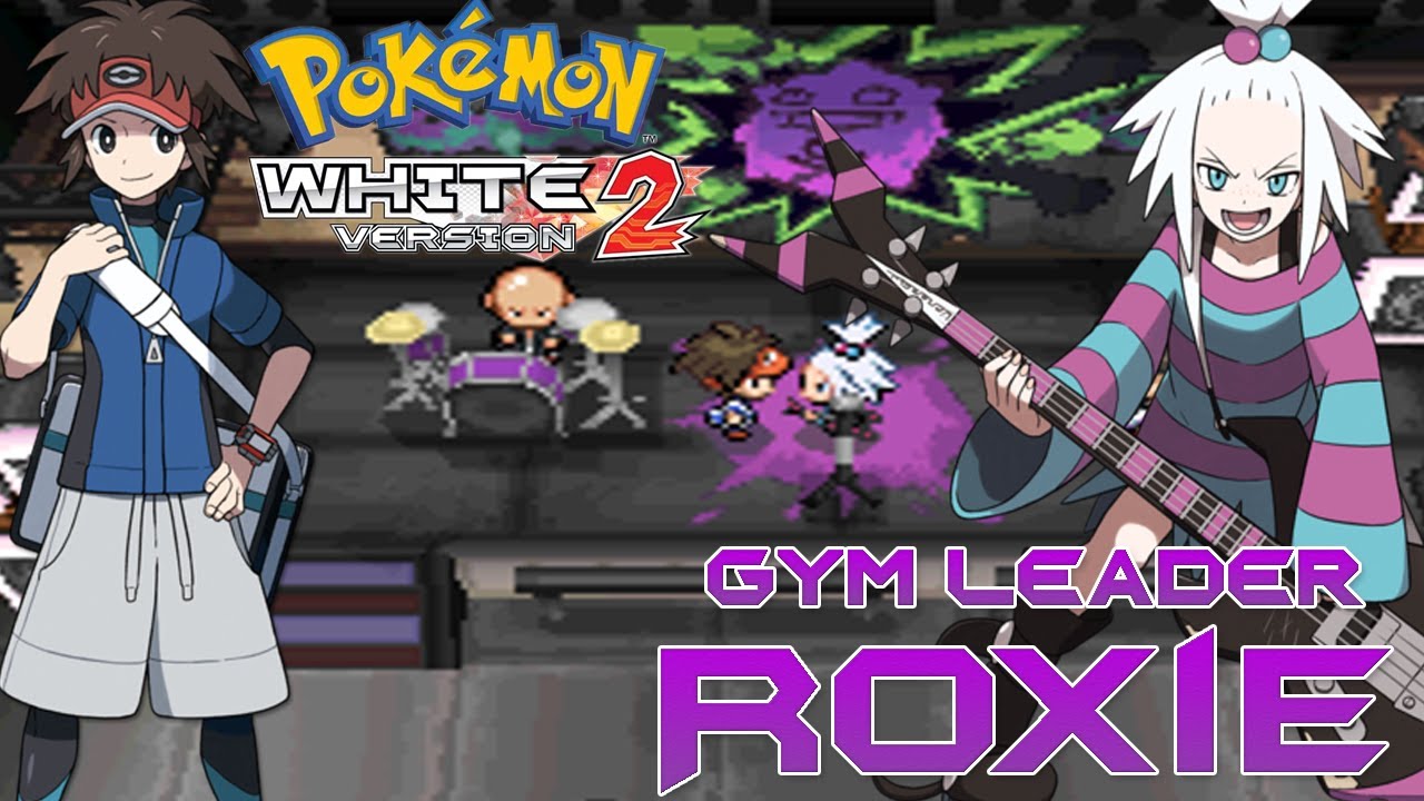 Pokémon White 2 English | Gym Leader Roxie Battle! - YouTube