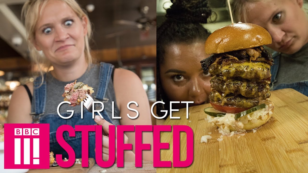 Girls Get Stuffed On Burgers | Grace Victory And Bella Younger - YouTube