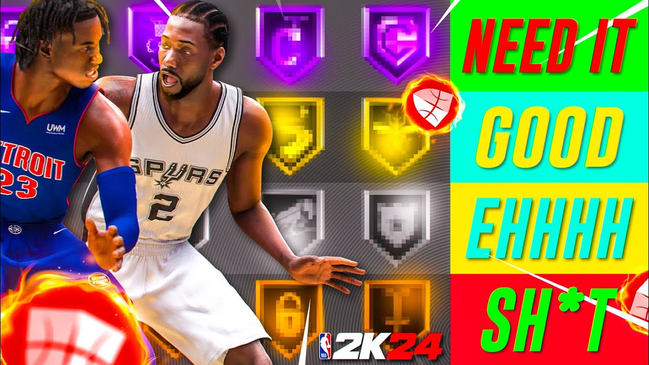The *ULTIMATE* Defensive Badge Tierlist in NBA 2K24 | How to STEAL the ...
