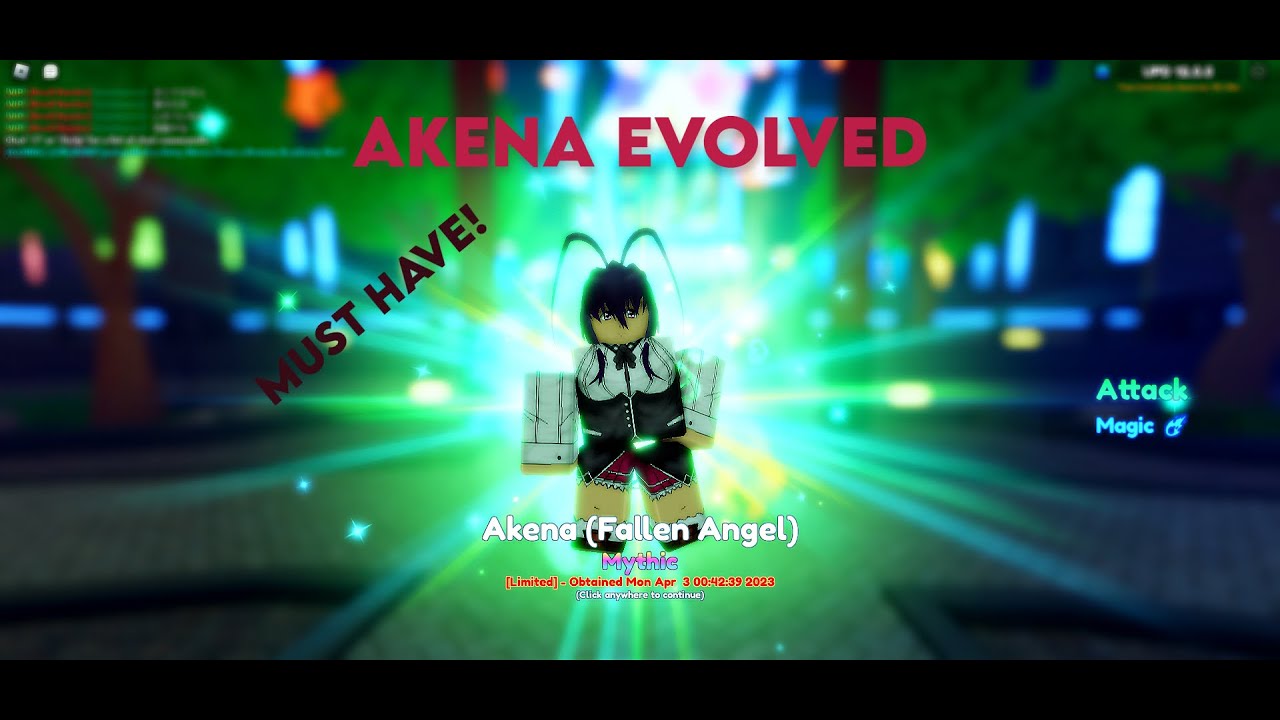 *META HYBRID* ANIME ADVENTURES .LVL 63. Akena (FALLEN ANGEL) FULL ...
