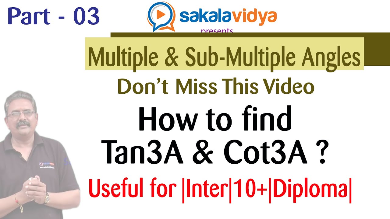 MULTIPLE & SUBMULTIPLE ANGLES PART 3 - YouTube